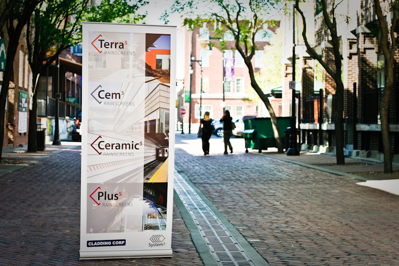 3 Banners for Cladding Corp! | Barrett Morgan Design LLC